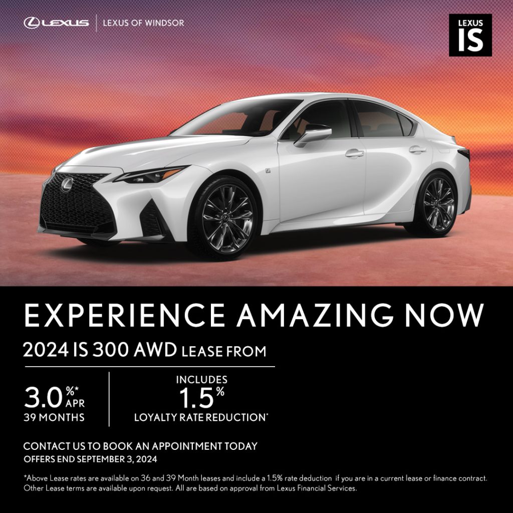New Vehicle Specials - Lexus of Windsor